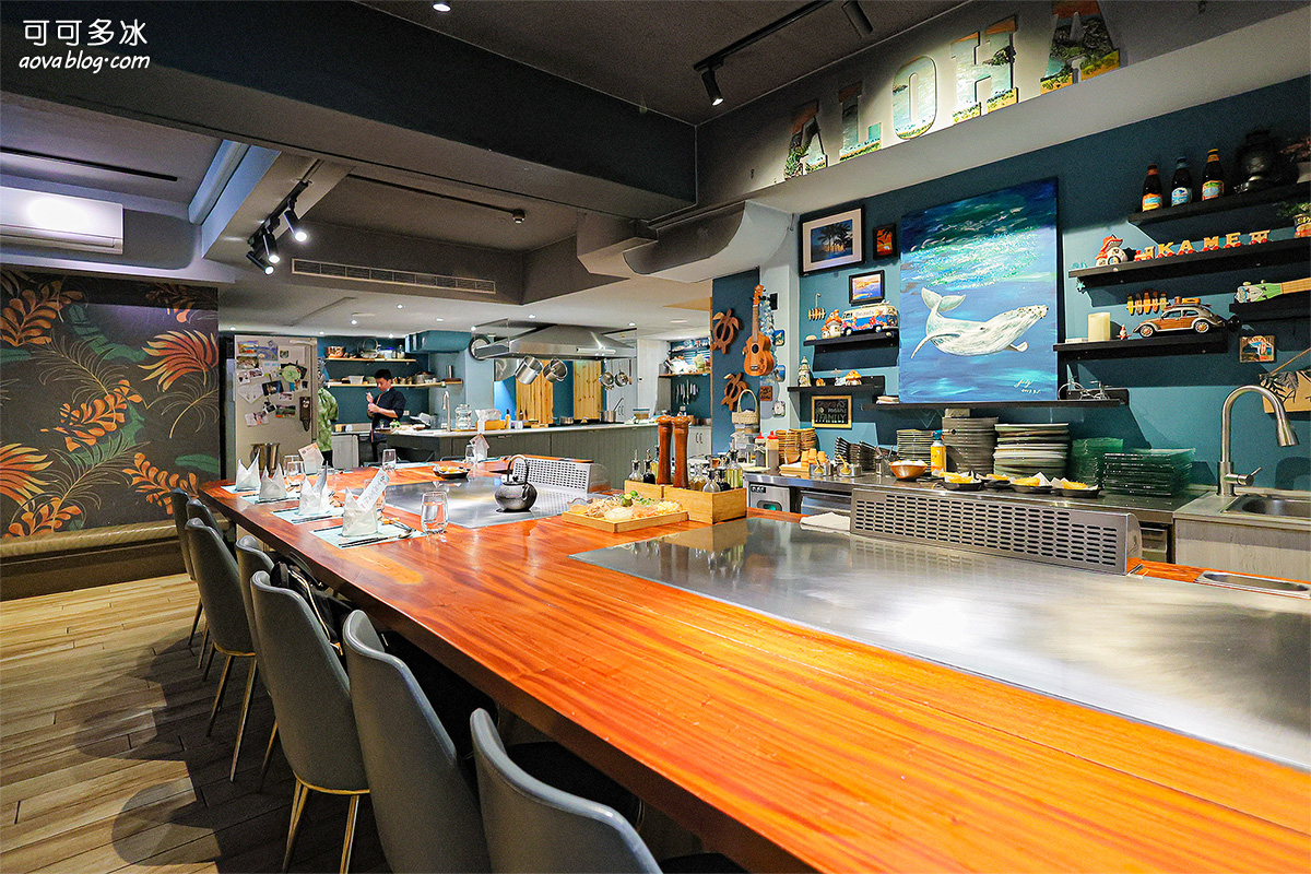 台北信義鐵板燒推薦【Kamekona 夏威夷鐵板燒逸仙店】熱情的夏威夷料理，開心聚餐首選 – 可可多冰